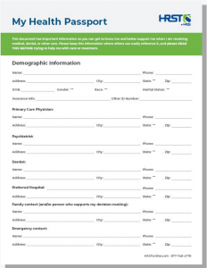 HRST Health Passport - IntellectAbility